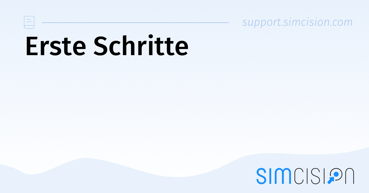 Erste Schritte - simcision Support